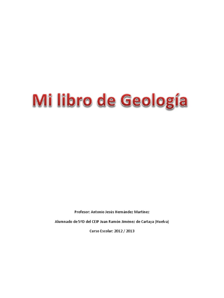 Libro de Geología | PDF | Volcán | Placas tectónicas