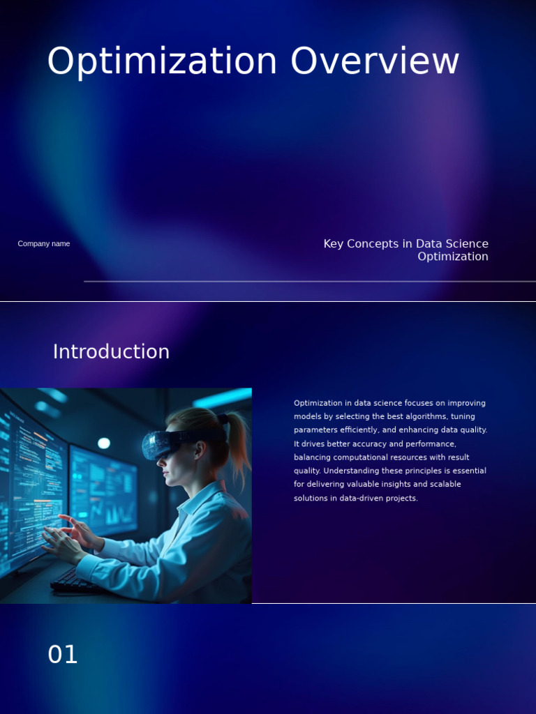 Optimization Overview | PDF | Applied Mathematics | Computing