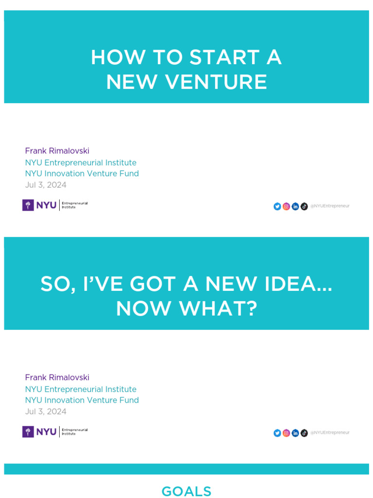 How To Start A Venture 20240913034123 | PDF | Pricing | Market Segmentation