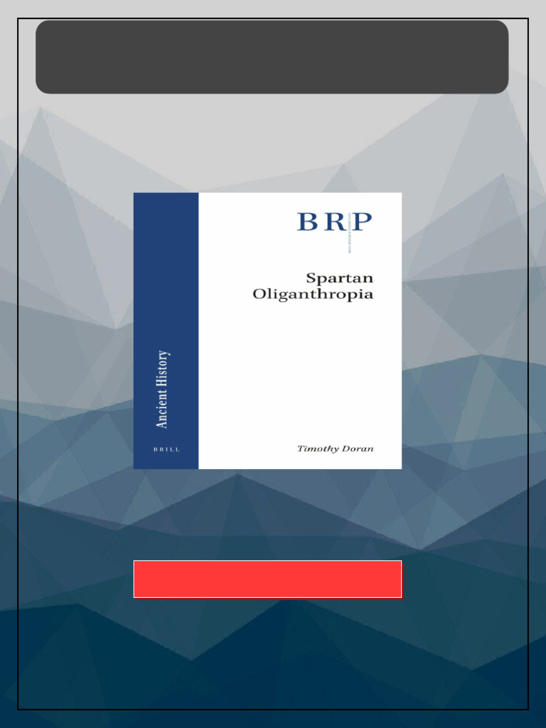 Spartan Oliganthropia 1st Edition Timothy Doran Complete Edition | PDF ...