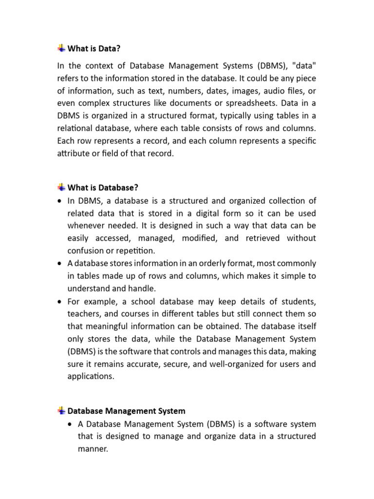 DBMS UT1 | PDF | Databases | Relational Model