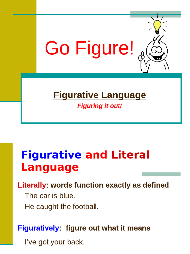 Understanding Figurative Language | PDF