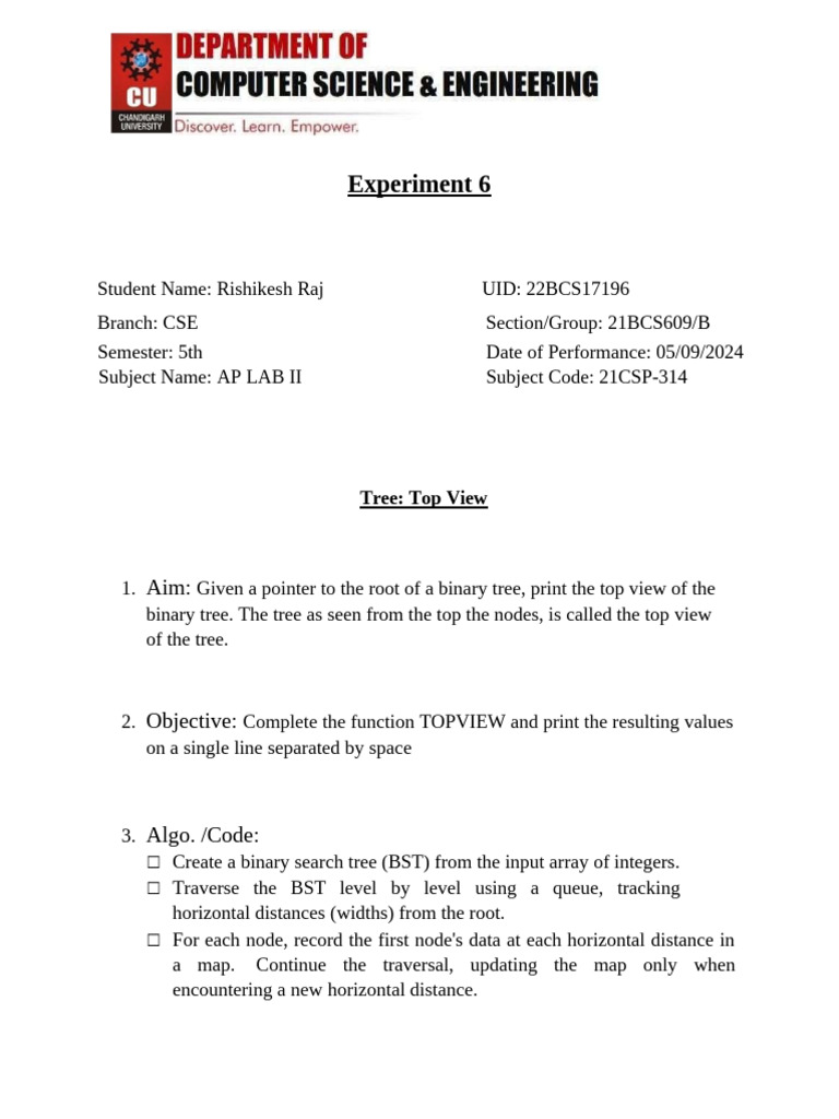 AP6gaurav | PDF | Computer Programming | Algorithms And Data Structures