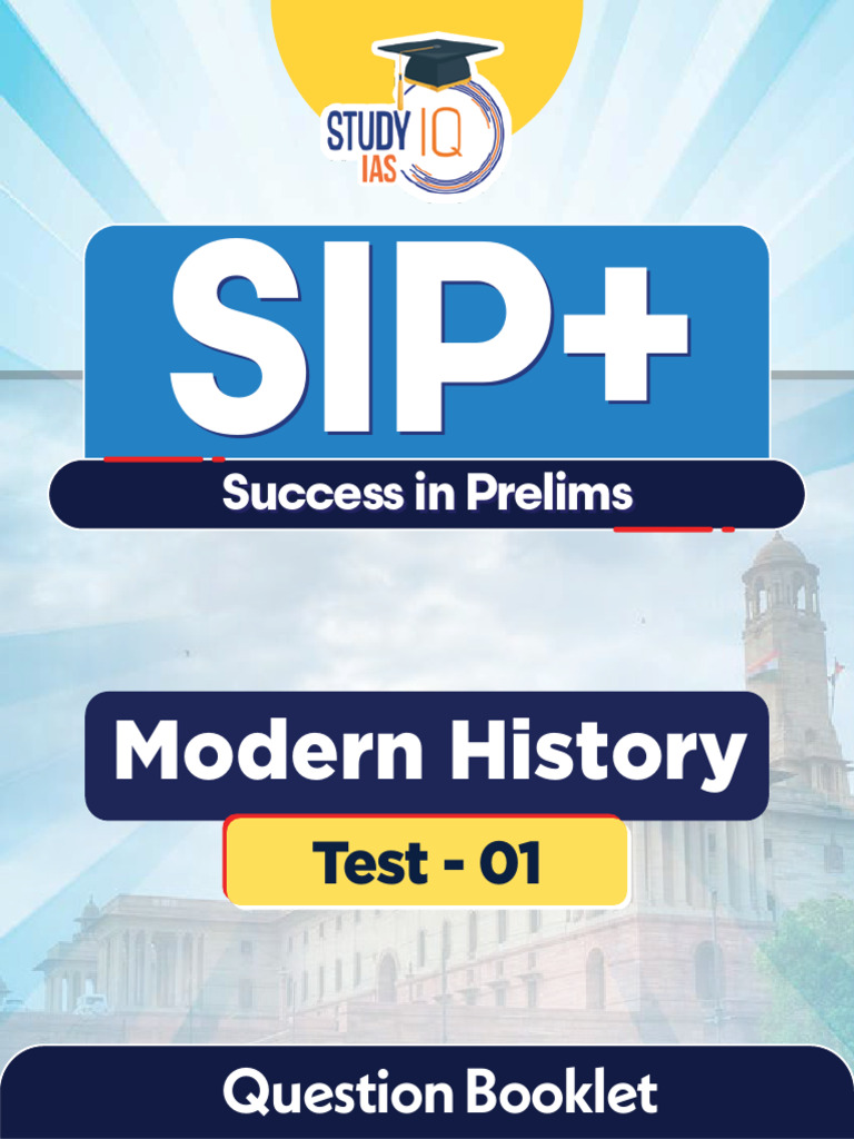 Modern History Prelims Test 01 | PDF | British India