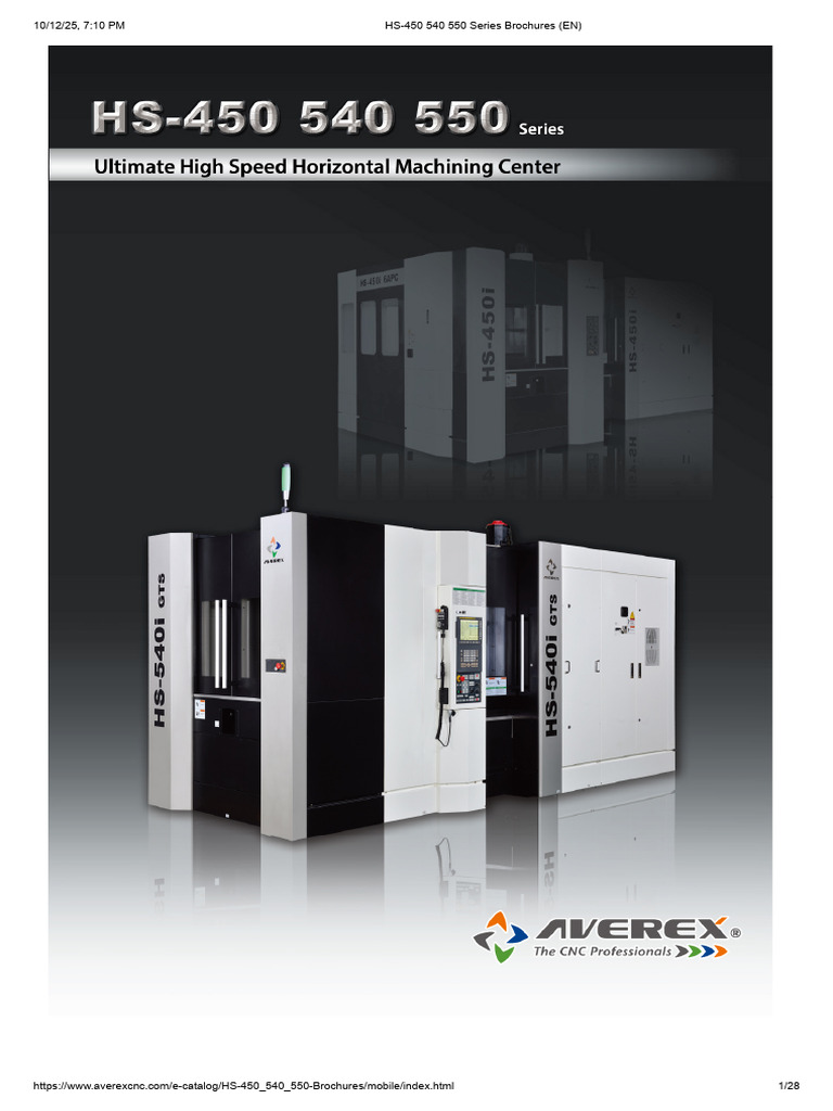 HS-450 540 550 Series Brochures (en) | PDF