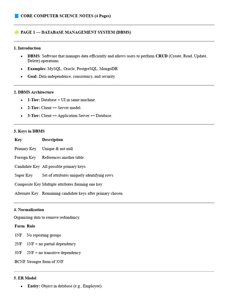 CS INFY | PDF | Computer Network | Databases