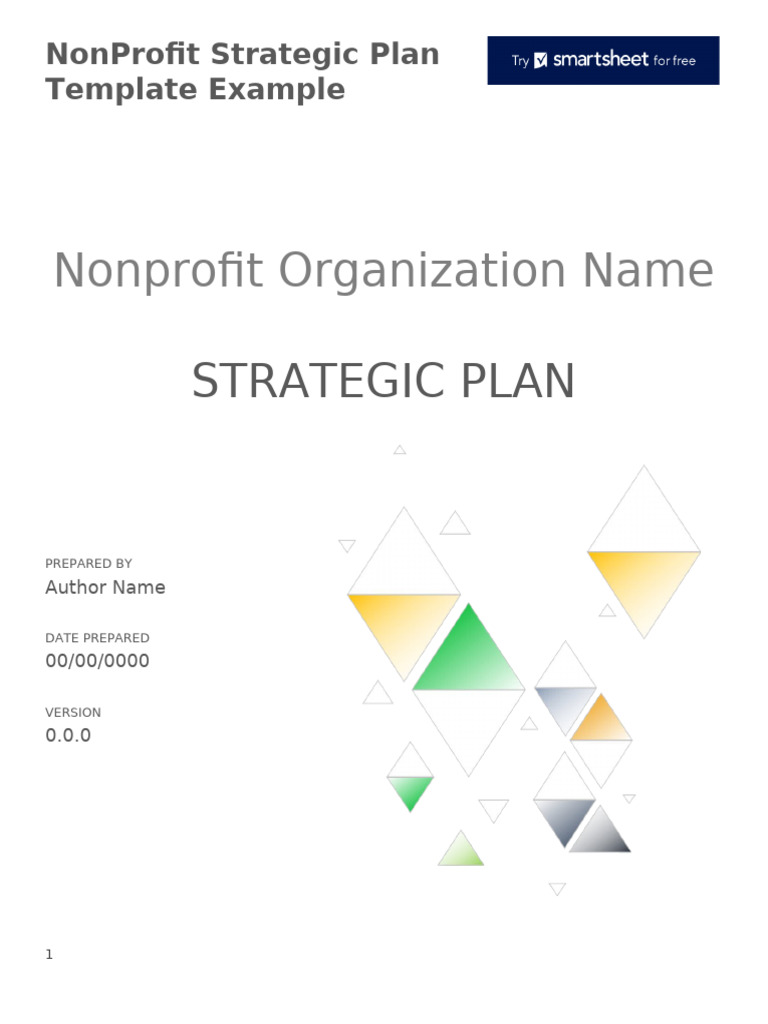 Ic Nonprofit Strategic Plan Template Example 8658 Word | PDF ...