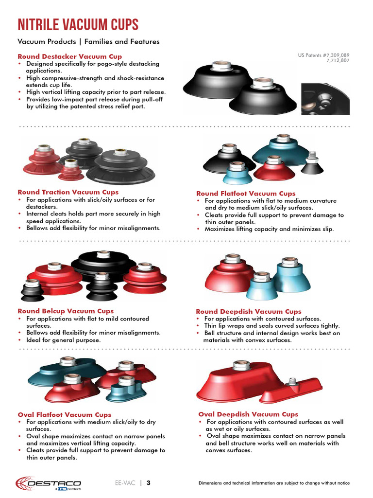 Ee-Vac Vacuum Cups Gb-2987 | PDF | Contour Line | Mechanical Engineering