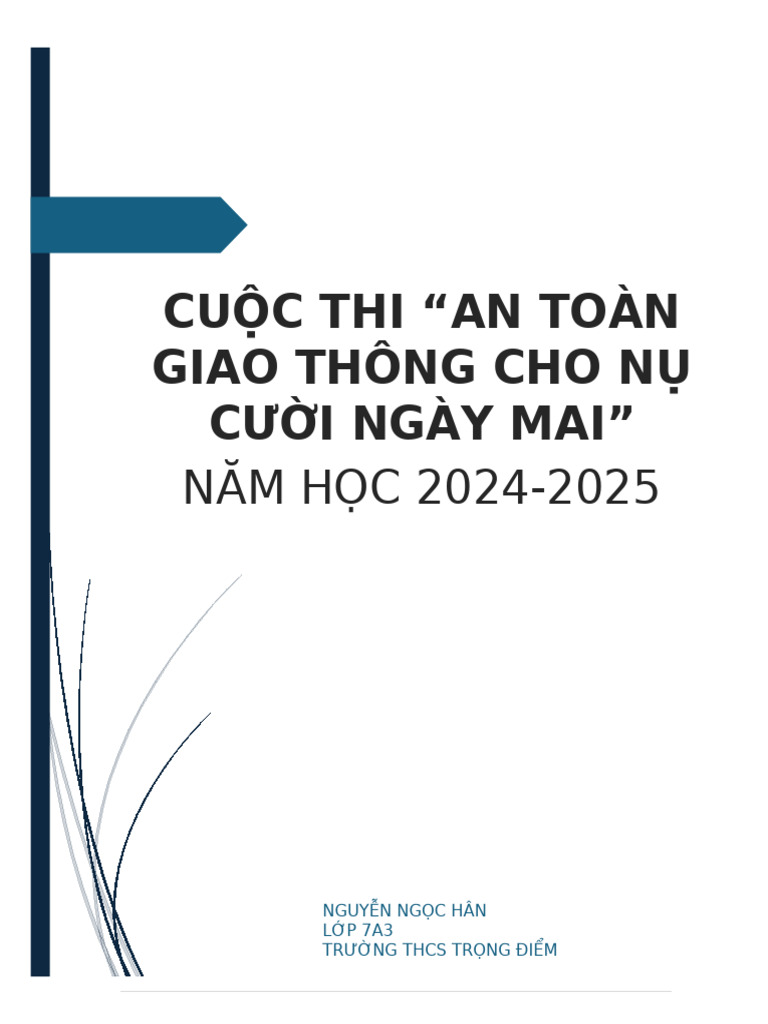 Bài D Thi An Toàn Giao Thông Cho N Cư I Ngày Mai (Đư C T PH C H I) | PDF