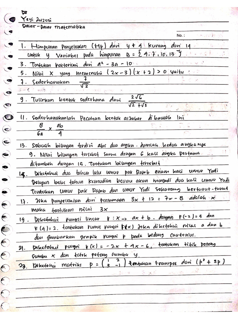 Dasar Dasar | PDF