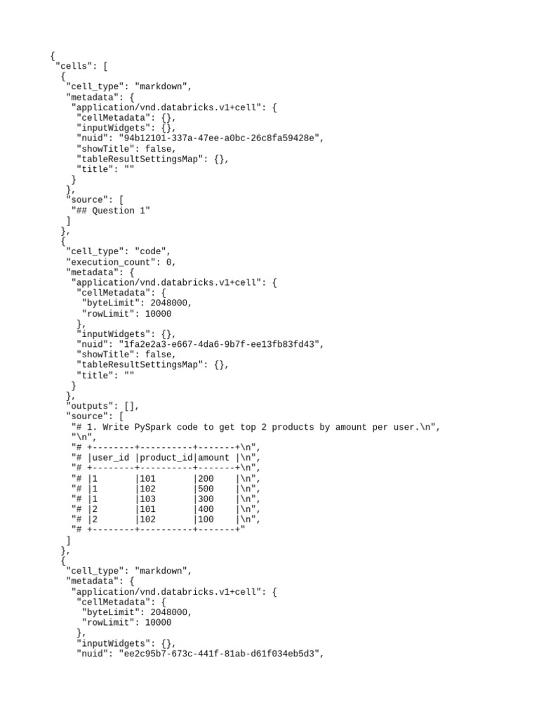 Test Questions.ipynb | PDF | Computer Data | Computing