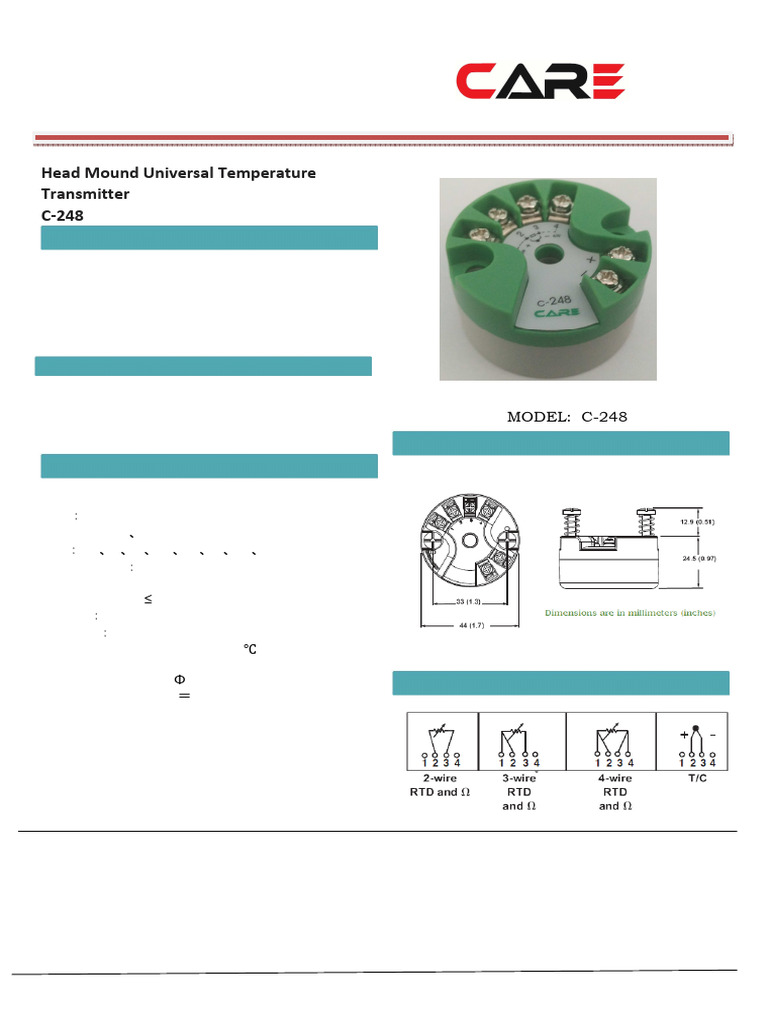 RTD C-248 | PDF