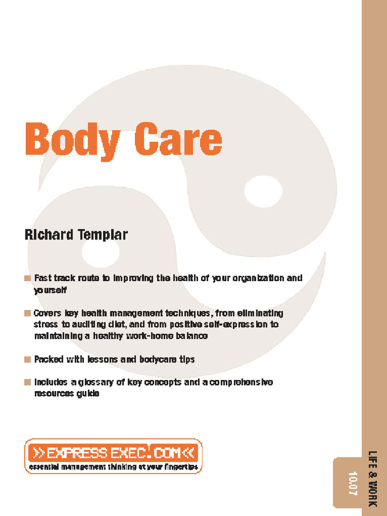 Body Care-Richard Templar | PDF | Chiropractic | Circulatory System