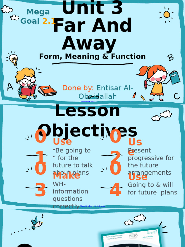 MG2.1 Unit3 Form, Meaning & Function 47 | PDF | Verb | Adjective