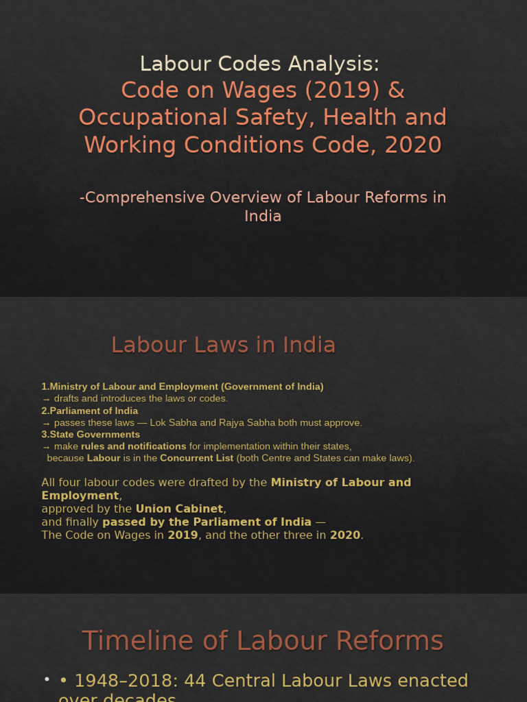 Labour Codes Analysis | PDF | Labour Law | Employment