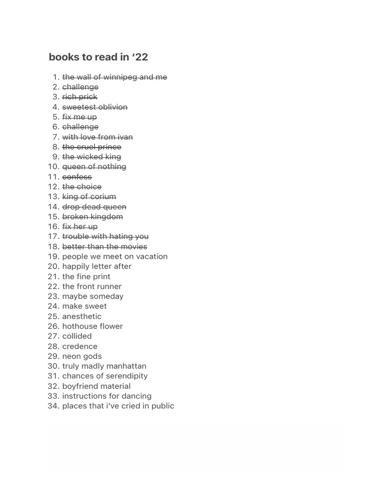 Books To Read in 22 | PDF
