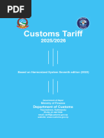 Customs Goods Classification Guide | PDF | Customs | Tariff