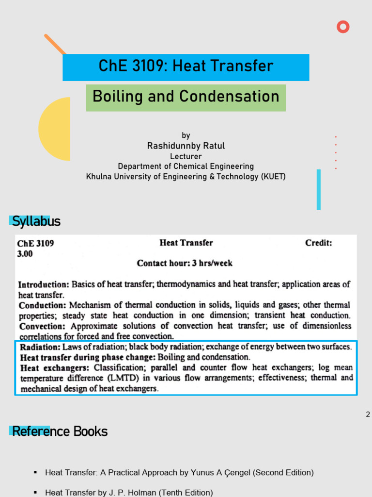 Boiling and Condensation | PDF | Boiling | Heat Transfer