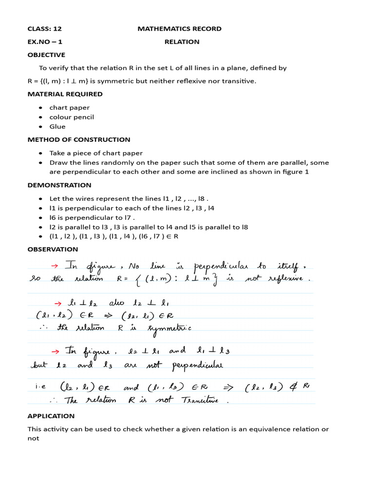 Class 12 Mathematics Practical Activities | PDF | Cartesian Coordinate ...