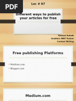 Lec 06- Affiliate Writing | PDF