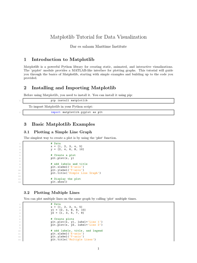 Pyplot | PDF | Scatter Plot | Statistics