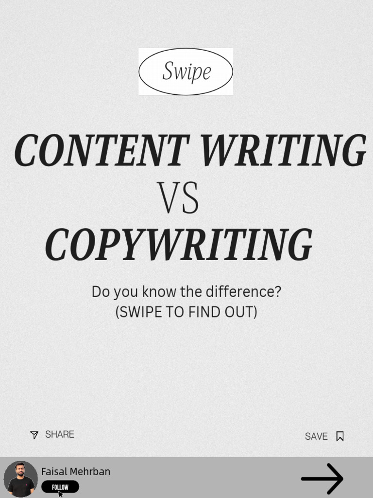 Content vs. Copywriting Explained | PDF