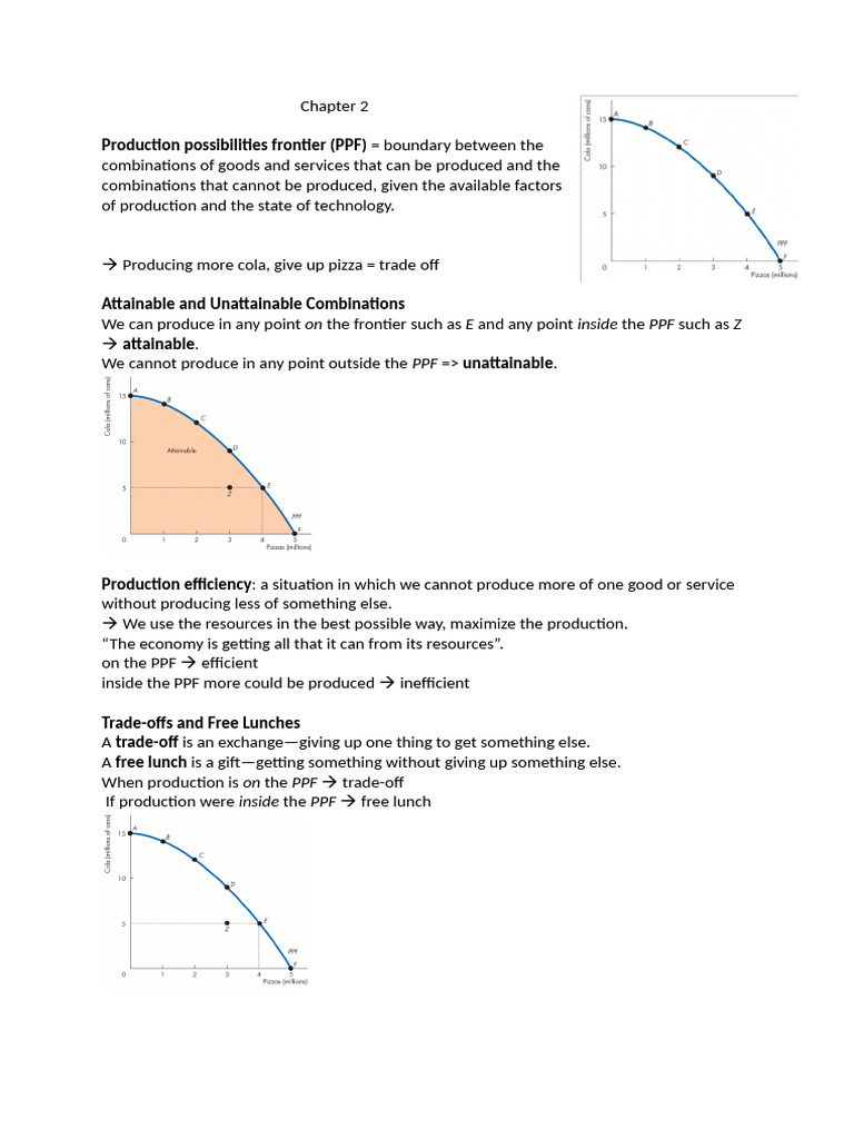 Understanding Production Possibilities Frontier | PDF | Macroeconomics ...