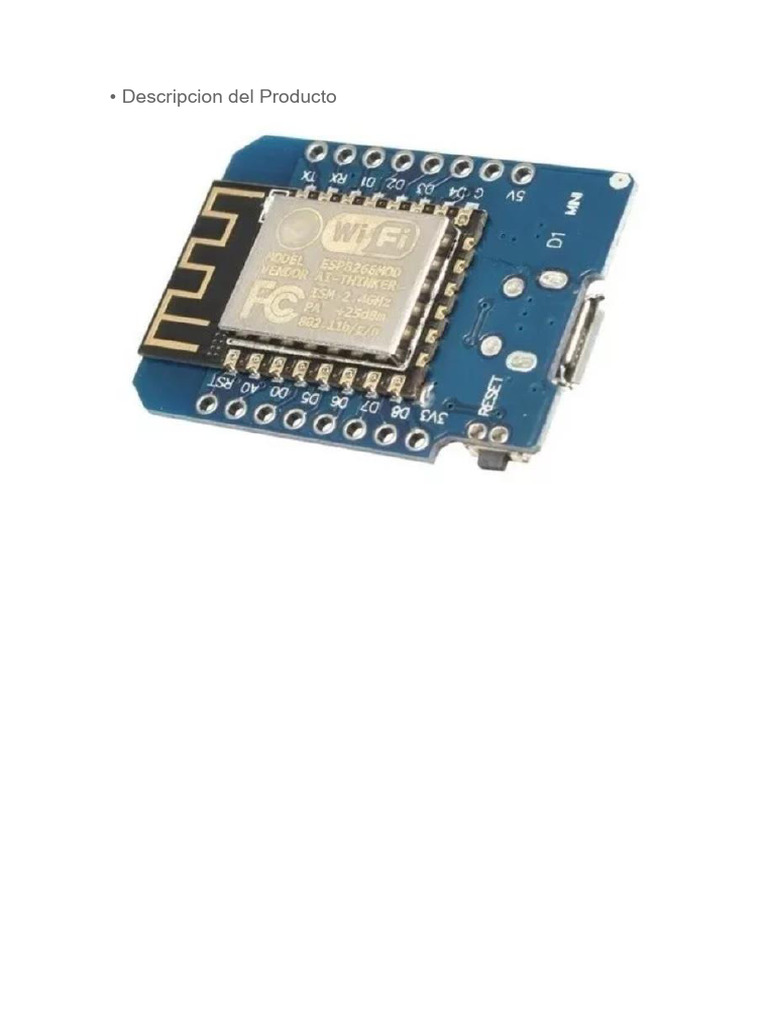 WeMos D1 Mini ESP8266 | PDF