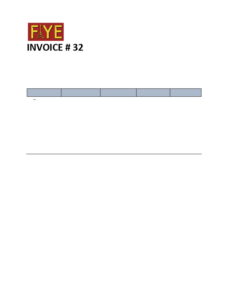 Invoice Vmond Coffee: Player Band 2025 | PDF
