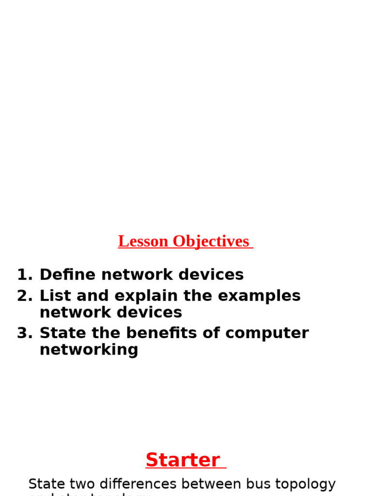 Network Devices and Cables | PDF | Computer Network | Electrical Connector
