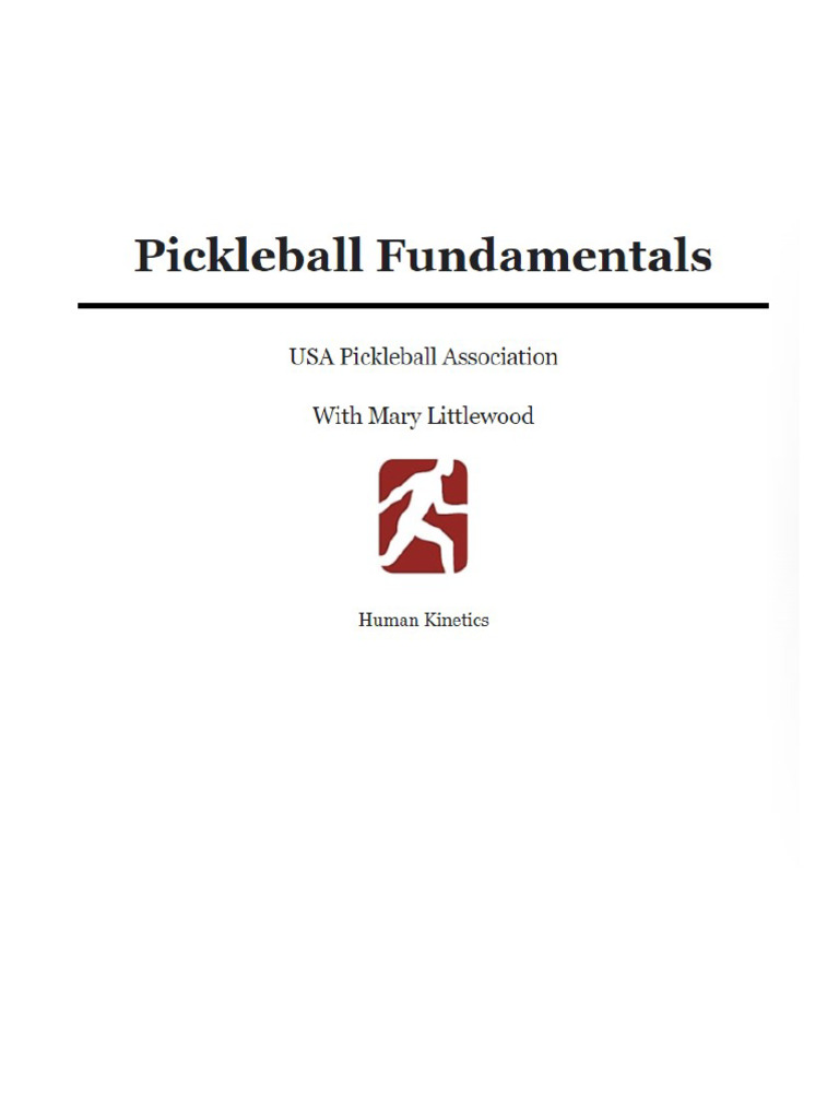 Pickleball Module | PDF