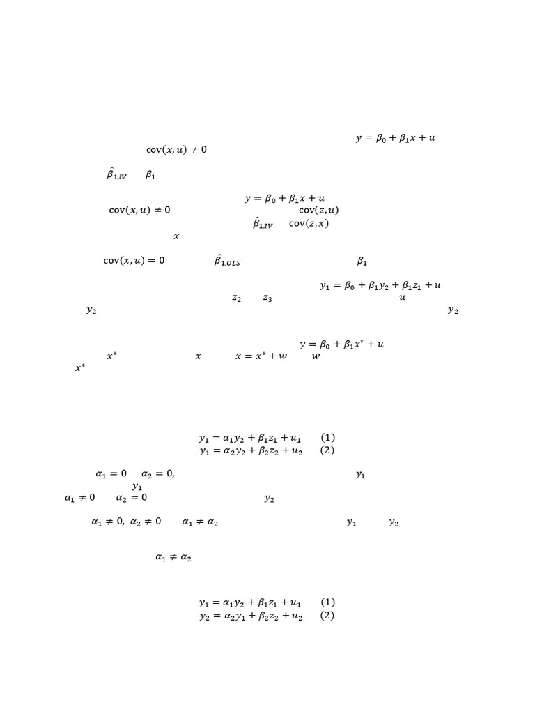 Advanced Econometrics Problem Set 2 | PDF | Econometrics | Statistical ...