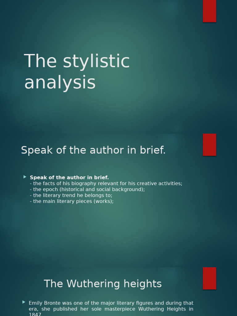 Emily Bronte's Wuthering Heights Analysis | PDF | Wuthering Heights ...
