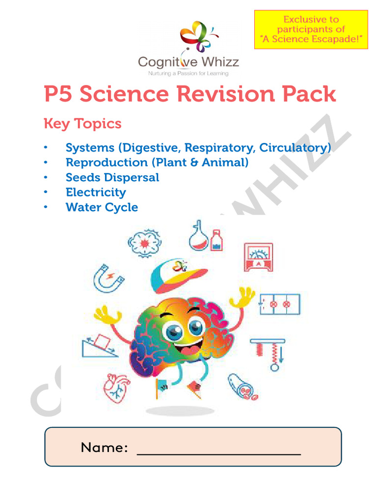 P5 Science Revision Pack (for Participants of Sc Escapade) Oct 2025 (Updated) | PDF | Flowers ...