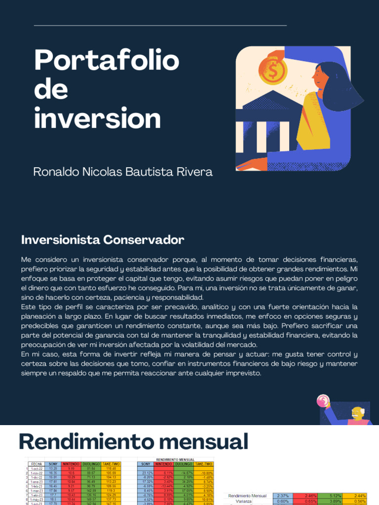 Portafolio de Inversión 1 | PDF | Compartir (Finanzas) | Inversiones