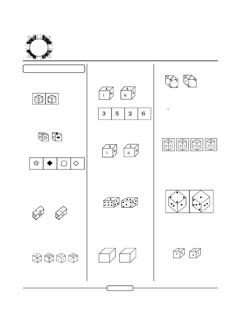 Dice - Type I Alone Solve - Worksheet | PDF