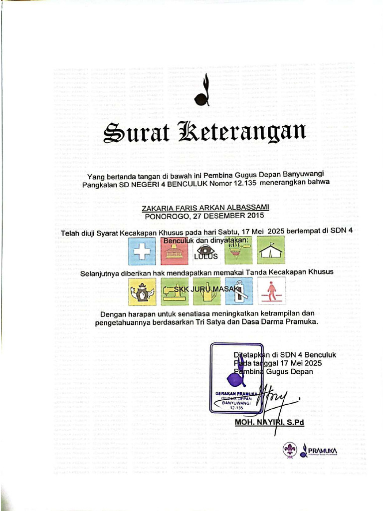 SKK Juru Masak | PDF