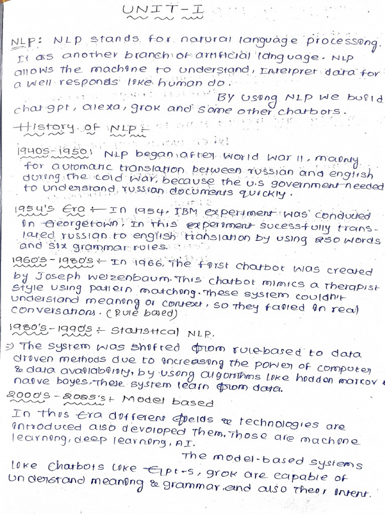 NLP unit-1 | PDF