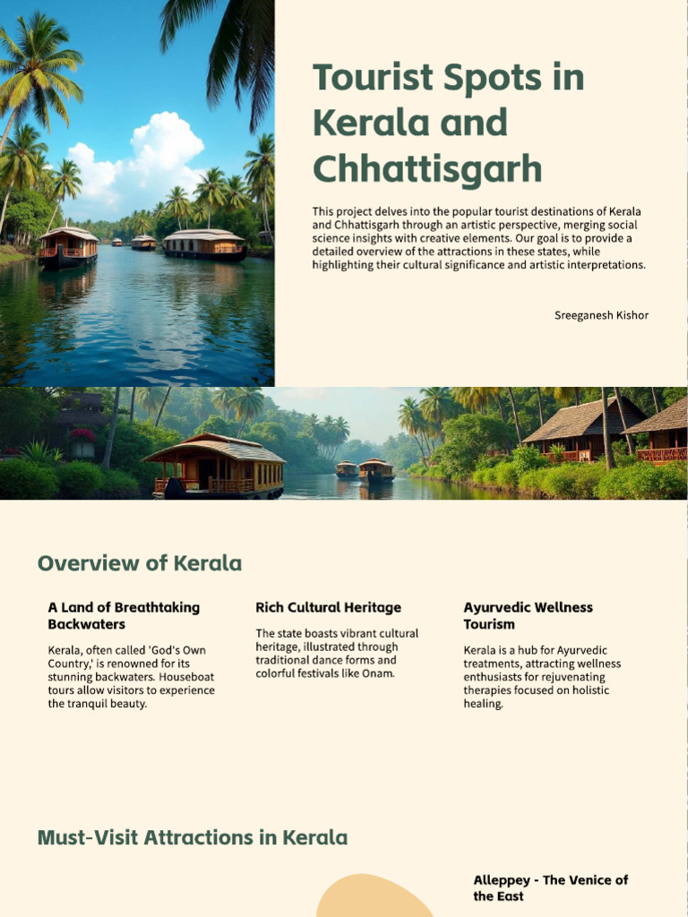 Tourist Spots in Kerala and C... | PDF | Kerala | Tourism