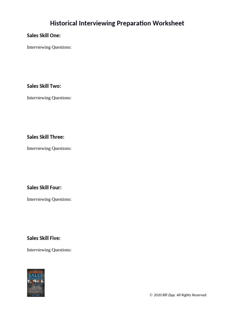 Historical Interviewing Worksheet USMP | PDF