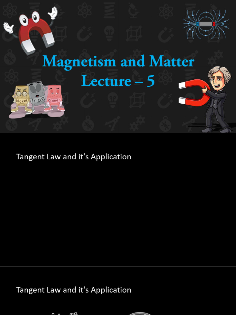 Magnetism and Matter Lecture 5_251110_212425 | PDF | Magnetometer ...