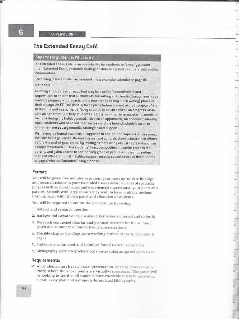 EE Cafe Instructions | PDF