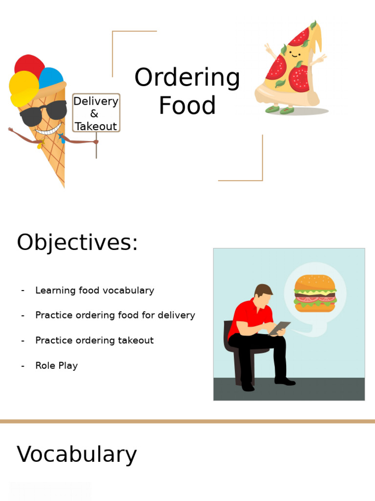 Ordering Food For Delivery | PDF