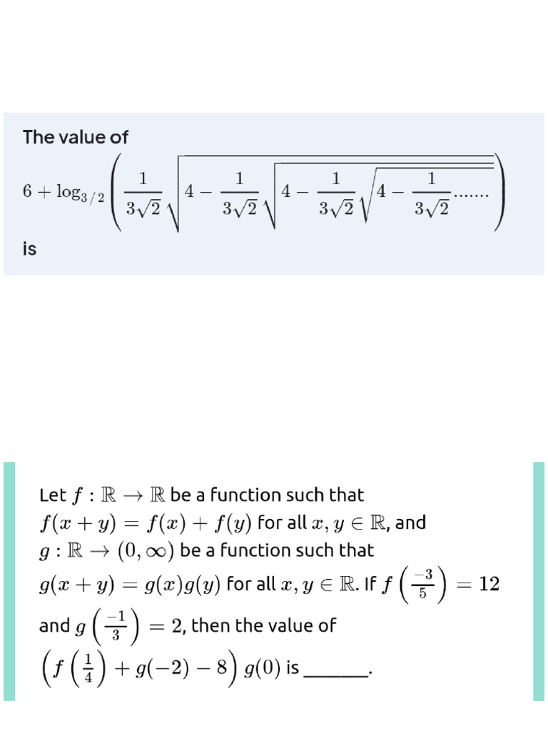 Set, Relation & Functions Questions | PDF