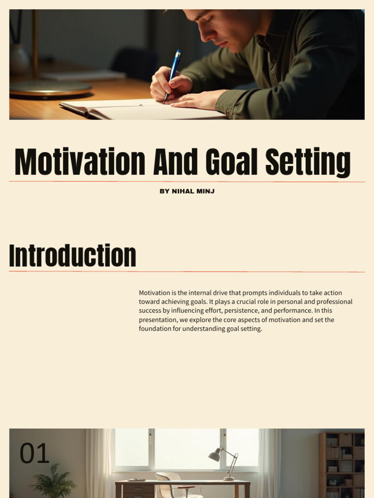 Motivation and Goal Setting Essentials | PDF | Motivational | Motivation