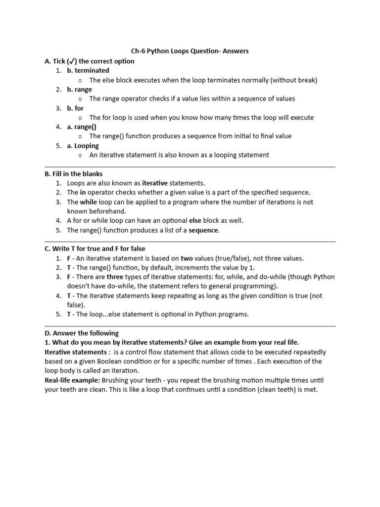 Class 8 CH 6 Python | PDF | Control Flow | Software Development