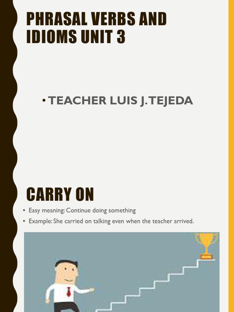 Phrasal Verbs and Idioms Guide | PDF
