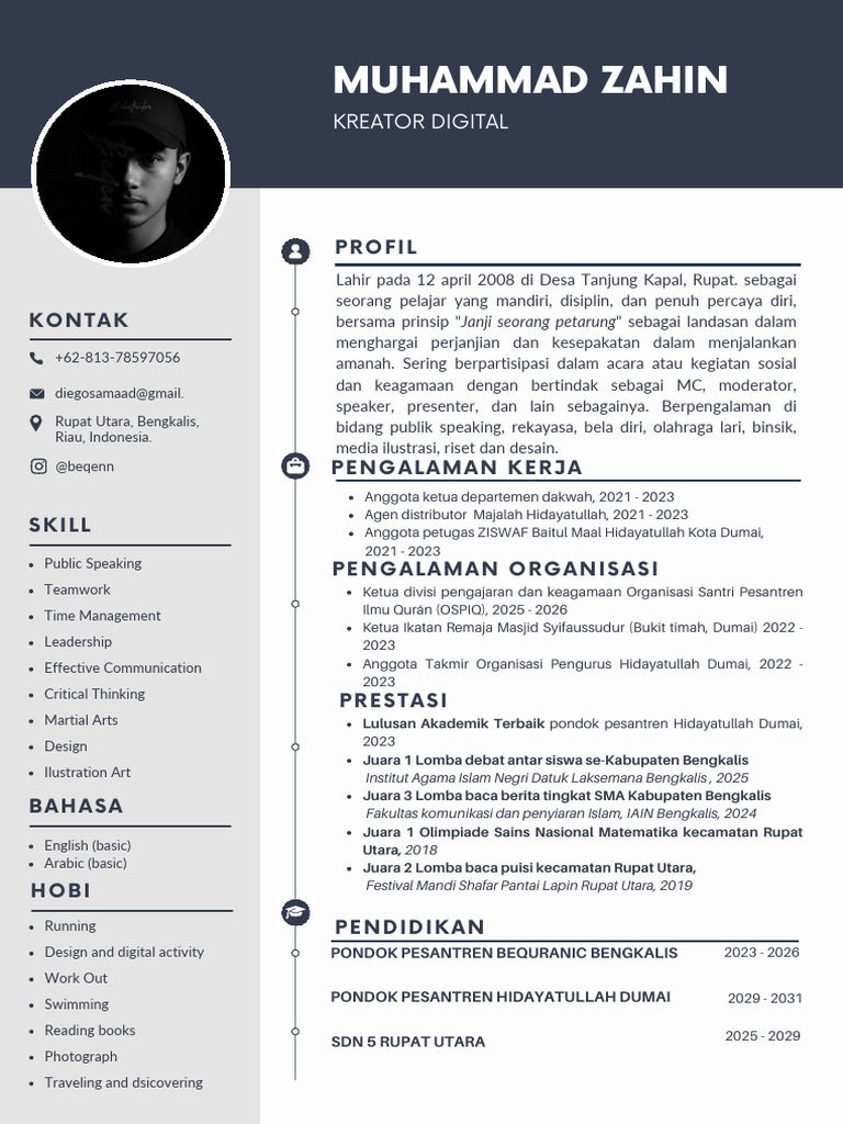 CV Agam Samad a.K.a Sibabihutan | PDF