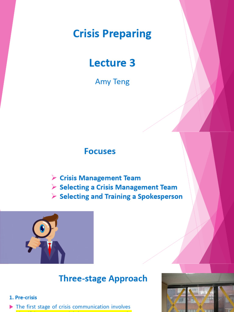 Crisis Communication Lecture 3-250925 | PDF | Crisis Management ...