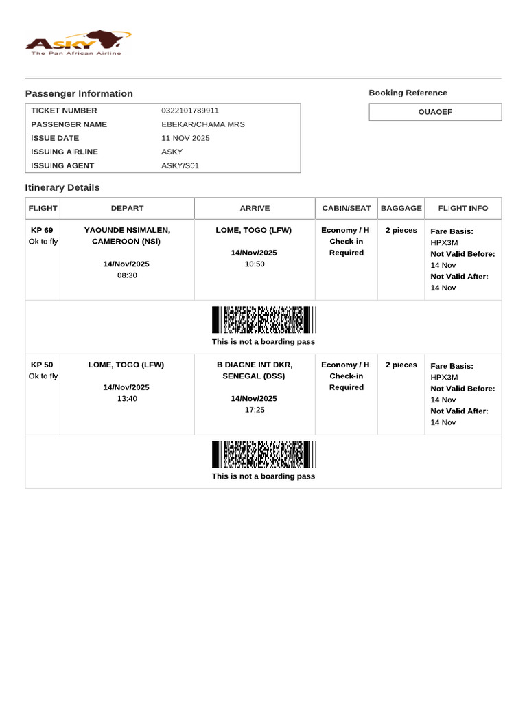 STC - ETicket Receipt | PDF